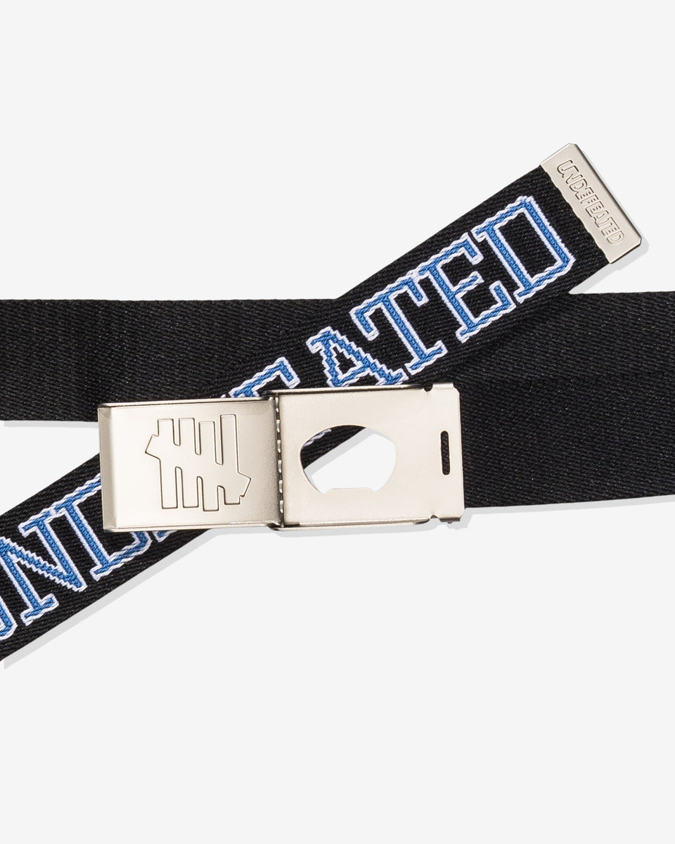 UNDEFEATED WEBBING BELT - BLACK – Undefeated