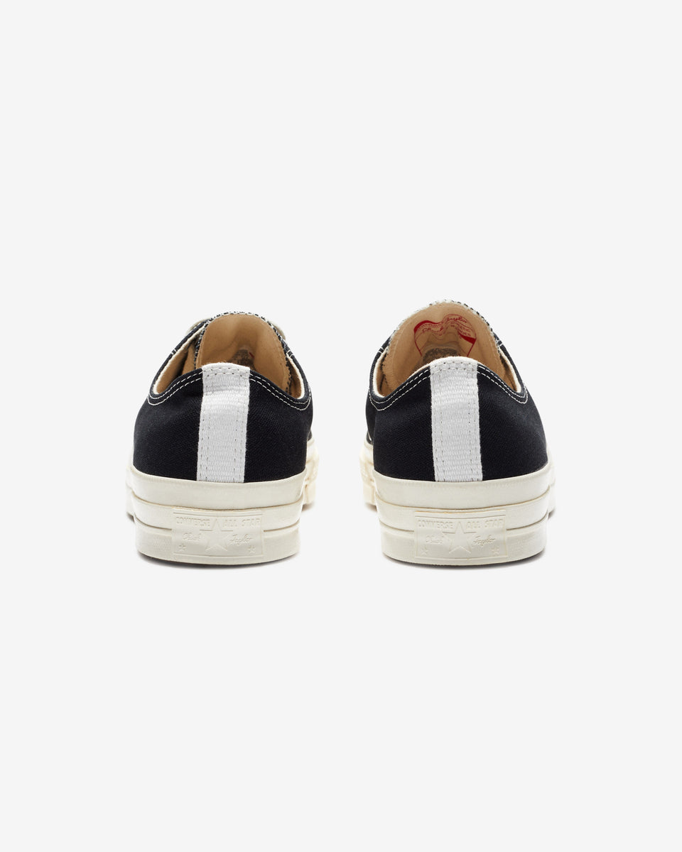 CONVERSE X CDG SINGLE HEART CHUCK 70 OX - BLACK/ EGRET – Undefeated