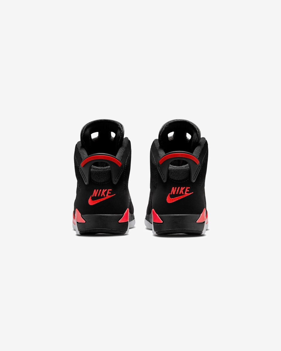 JORDAN PS AJ 6 RETRO 'INFRARED' - BLACK/ LIGHT CRIMSON – Undefeated