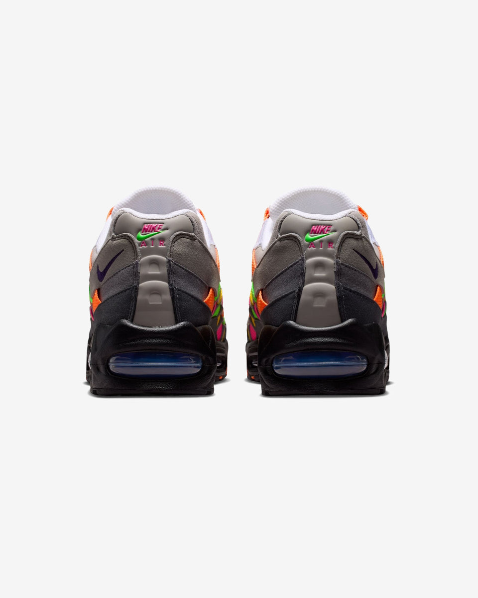 NIKE AIR MAX 95 'BIG BUBBLE' WOVEN - WHITE/ PURPLE DYNASTY – Undefeated