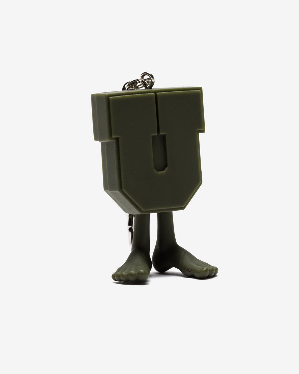 UNDEFEATED X MEDICOM UMAN KEYCHAIN - OLIVE – Undefeated