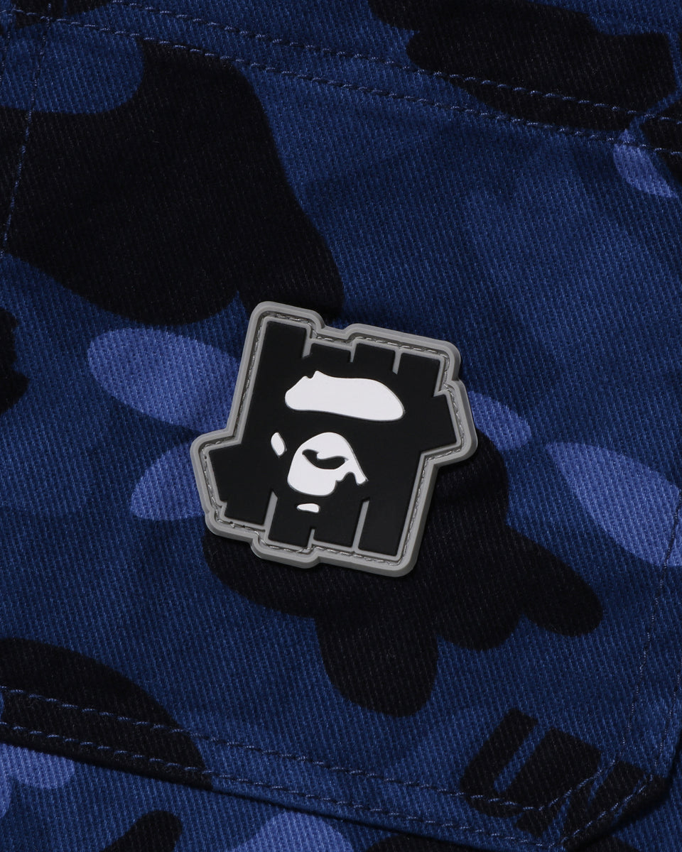 BAPE X UNDEFEATED COLOR CAMO FLANNEL JACKET - NAVY – Undefeated